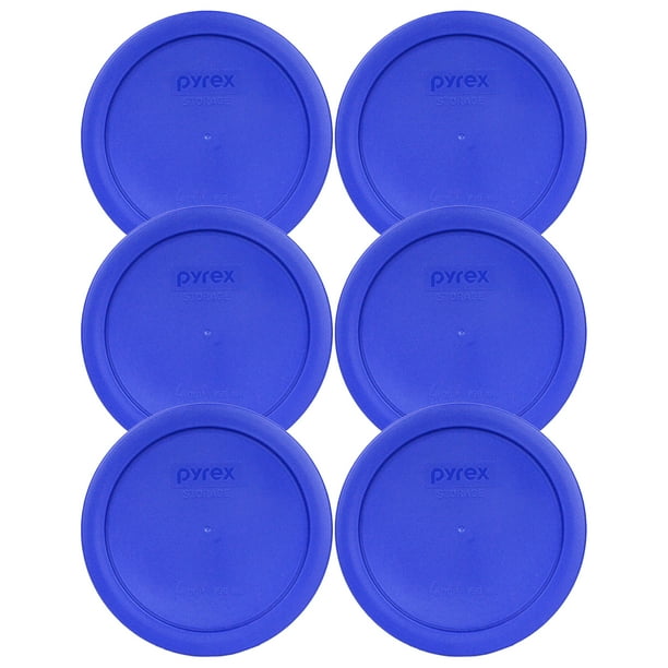 Pyrex Replacement Lid 7201-PC Cobalt Blue Round Plastic Cover (6-Pack ...