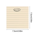 75x75mm Sticky Notes Pad, 50 Sheets Tearable Memo Notes, Portable Self ...
