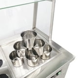 INTSUPERMAI Commercial Flat Pan Fried Ice Cream Roll Machine Single ...