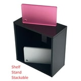 T'z Tagz New 2x2x1.5 Black Acrylic Display Tray Riser Box Cube Pedestal ...
