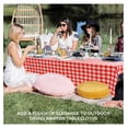 2 Pack Vinyl Picnic Table Cover 60x84 Inch-Flannel Backed Rectangle ...