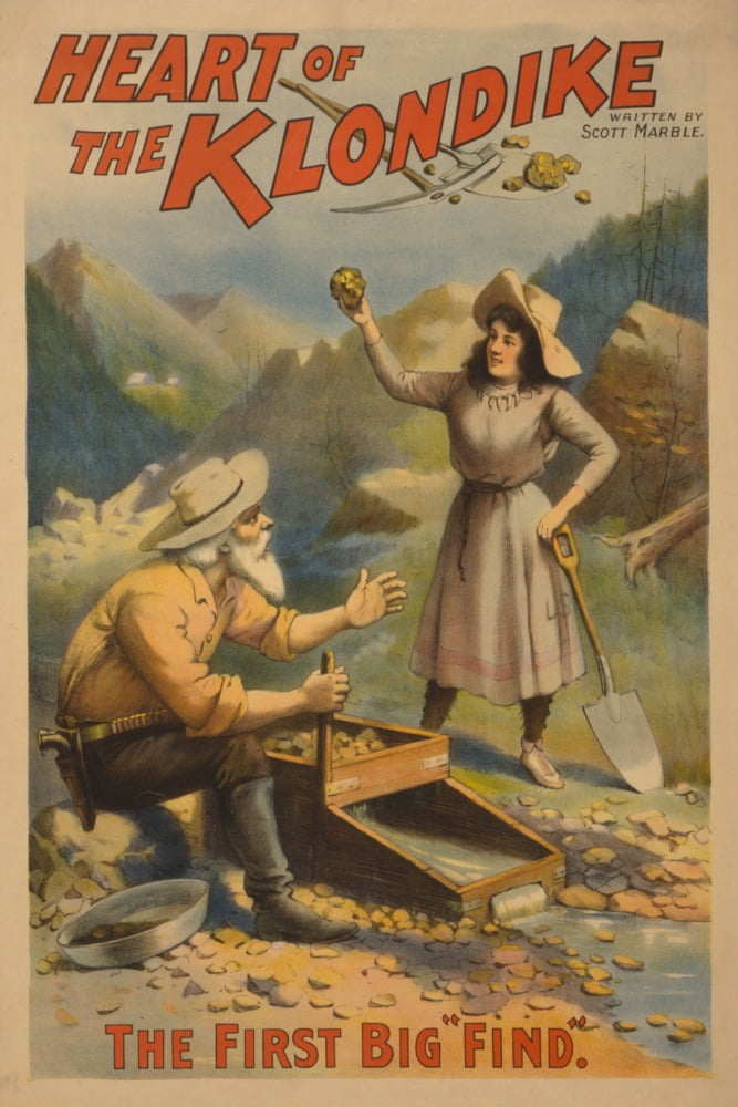 Vintage Gold Rush Poster