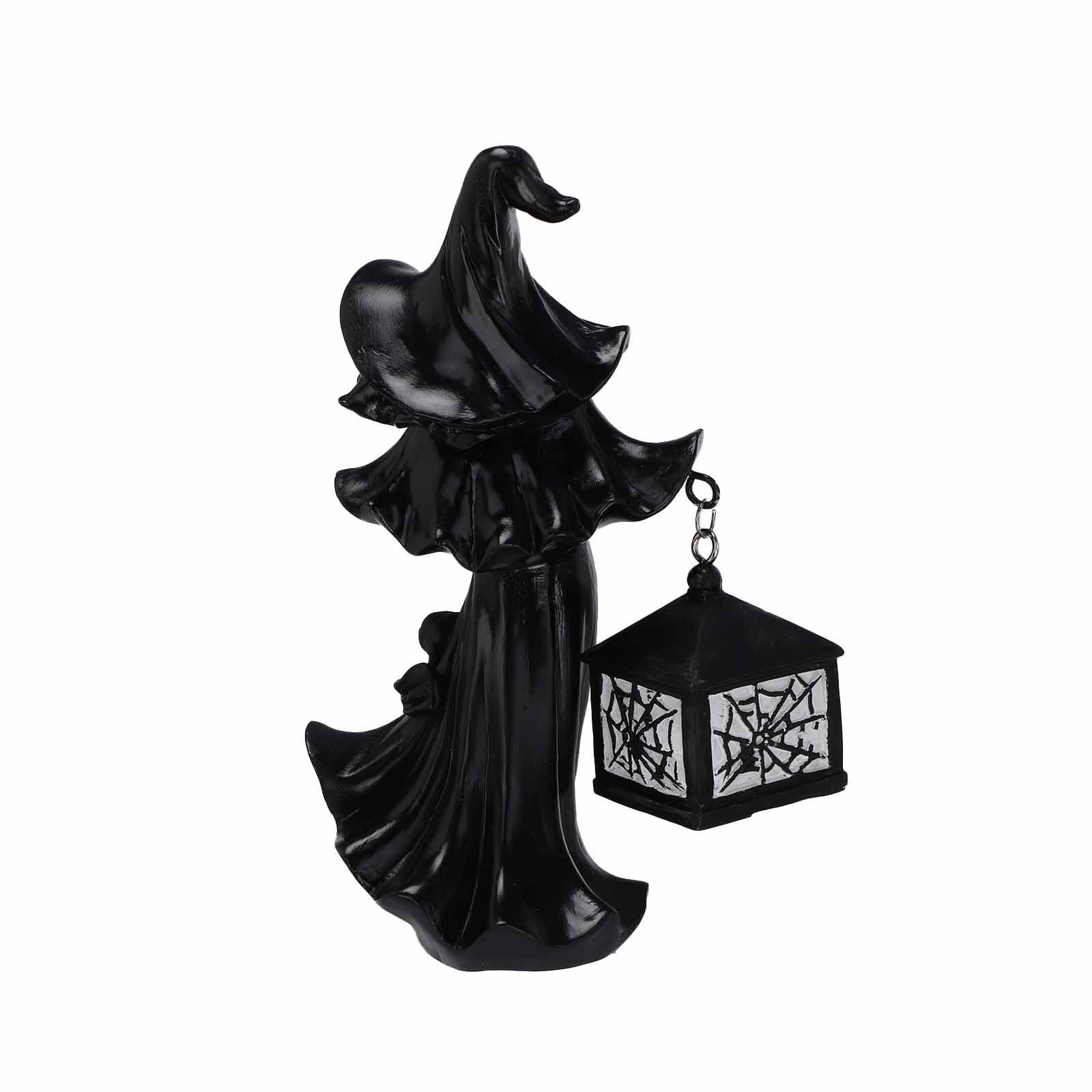 RKZDSR Scary Hell Messenger Lantern Decoration Witch Resin Sculpture ...