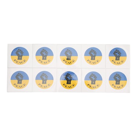 Ukraine Flag Sticker, Ukrainian Flag Car Sticker 10PCS For Truck For ...