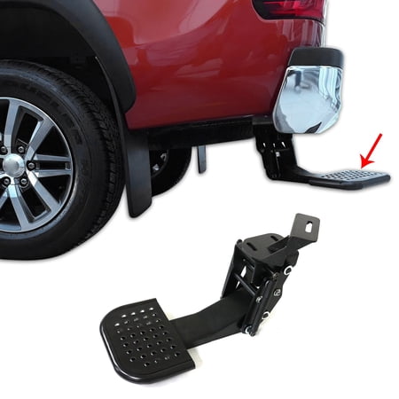 Retractable Tailgate Bumper Step for Toyota Hilux 2005-2015 Truck Rear ...