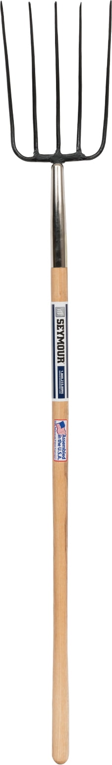 Midwest Rake LLC 49276 5-Tine Manure Fork With 48" Handle - Walmart.com