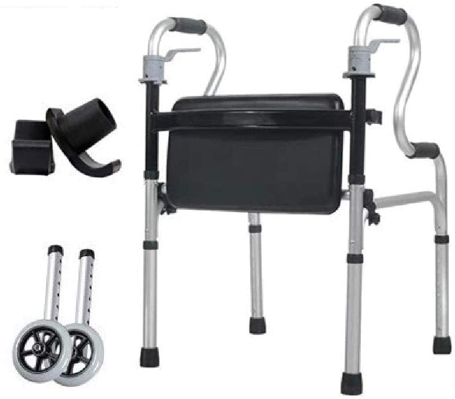 Auxiliary Walking Frames,Aluminium Elderly Walking Aids with Seat ...