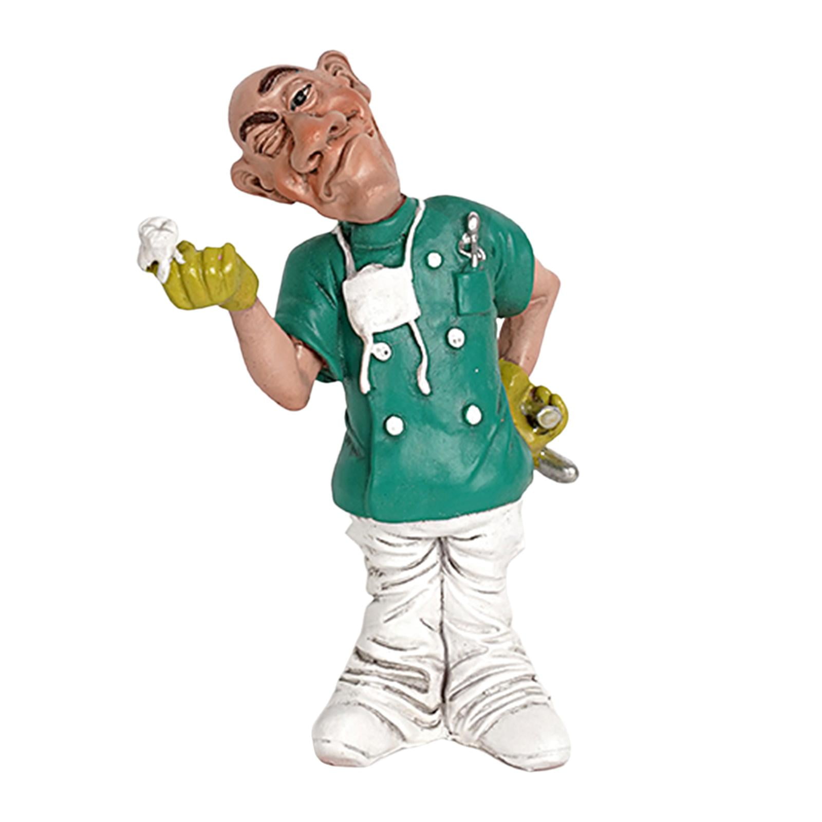 Doctor Statue Figurine Artwork Model Crafts Collectible Miniature ...