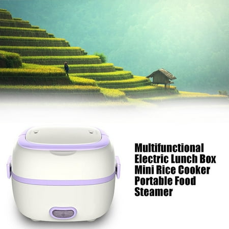OUTAD Multifunctional Electric Lunch Box Mini Rice Cooker Portable Food ...