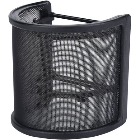 Microphone Pop Filter U Shape Metal Mesh Windshield Mask Studio ...