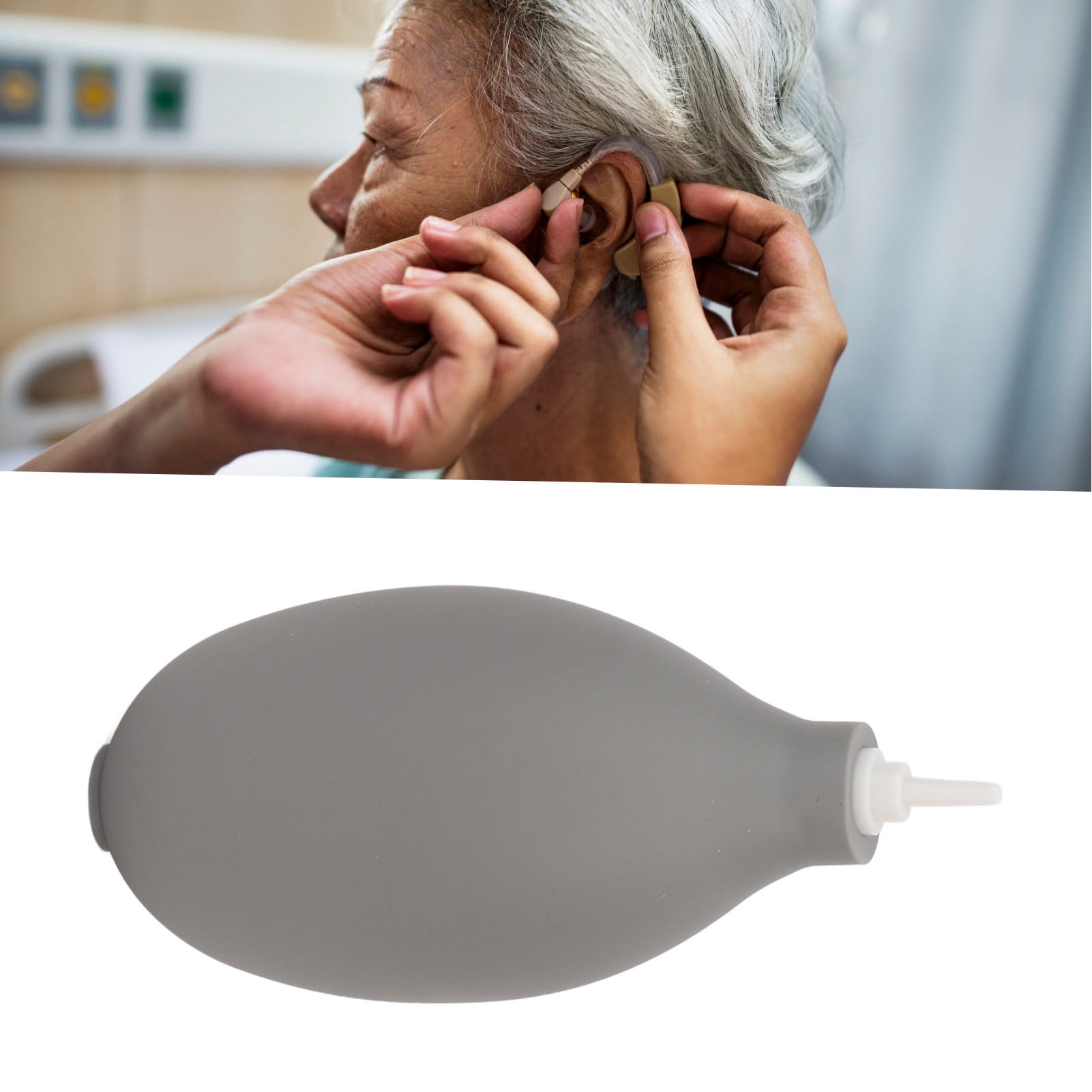 Earmold Air Blower, Flexible Elastic Soft Silicone Hearing Amplifier ...