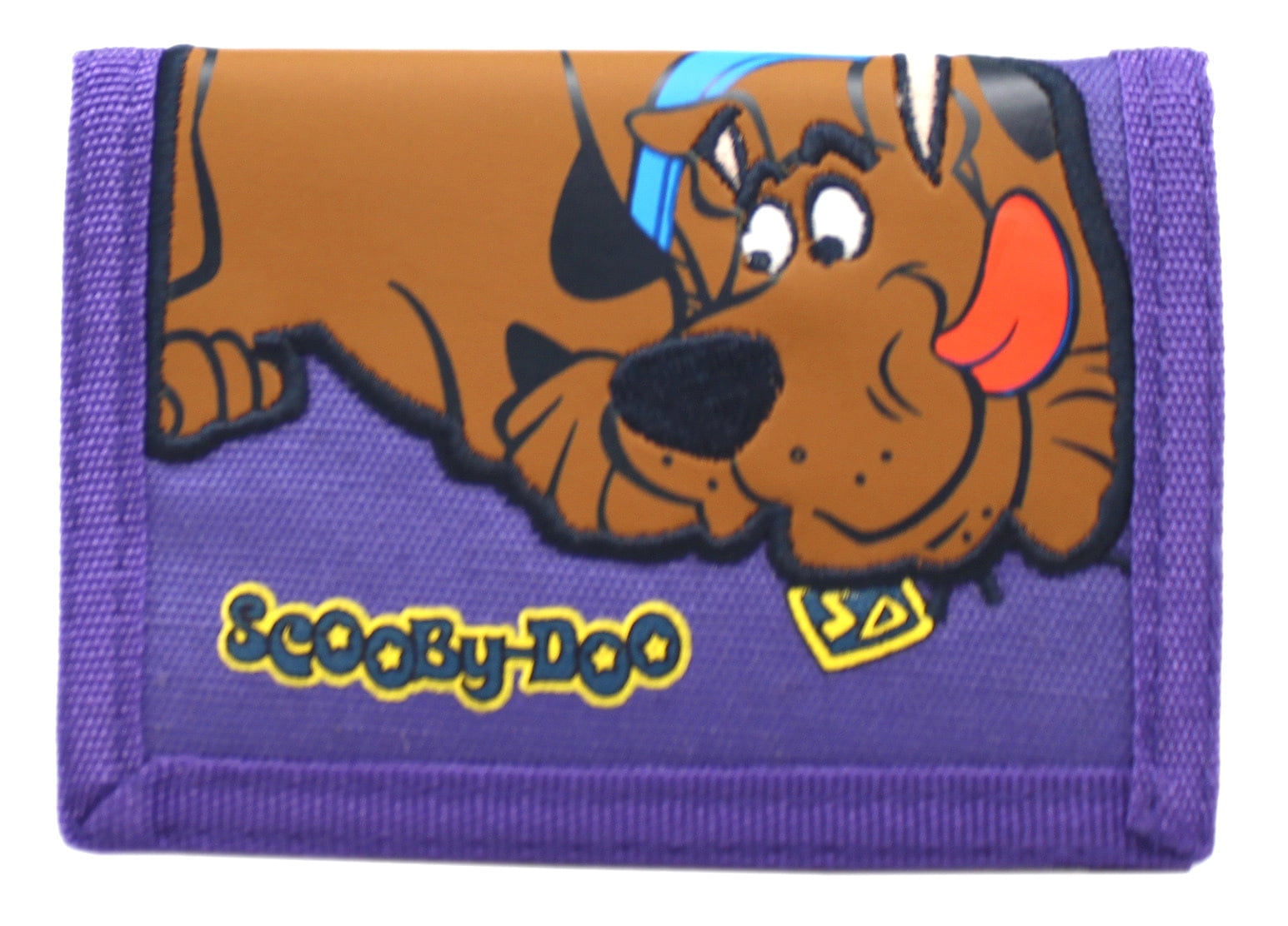 Scooby Doo! Wallet -Dark Violet Colored Tri-fold Fabric Scooby-Doo Kids ...