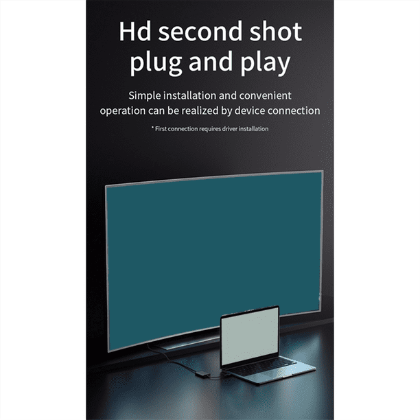 Type-C USB3.0 to Dual -Compatible 1080P 60Hz HD Converter for Dual ...