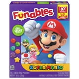 Funables Super Mario Fruit Flavored Snacks, Gluten-Free, Fat-Free, 0.8 ...