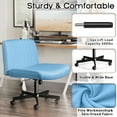 Criss Cross Desk Chair with Wheels, Ergonomic and Flexible for ...