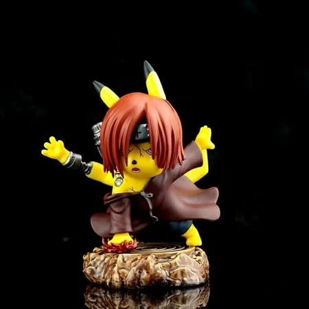 17pcs Anime Pikachu COS NARUTO Uchiha Obito Madara Senju Hashirama ...