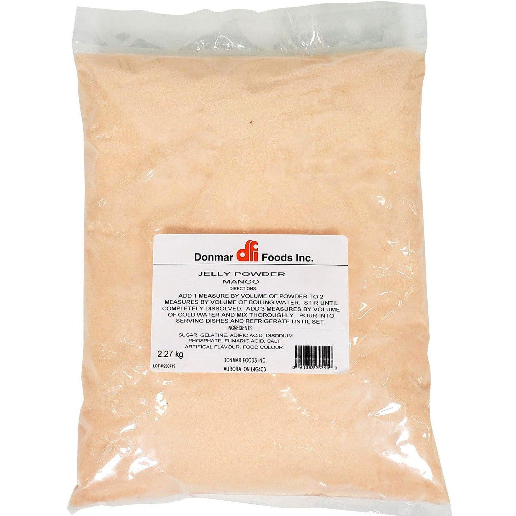 Donmar Mango Jelly Powder - 1ct - 2.7kg - Tropical Flavored Dessert Mix ...