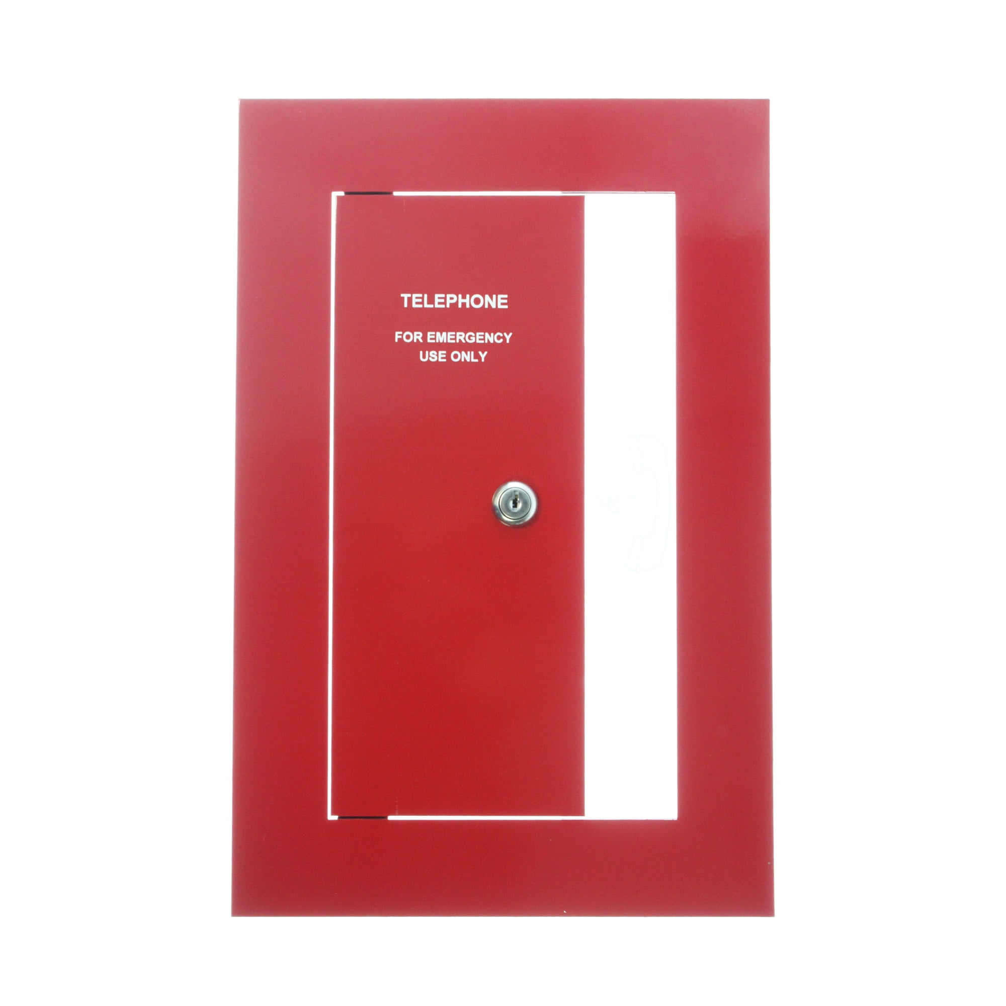 GE Security 6831-1 Front-Plate Breakglass Fire Alarm Telephone Box ...