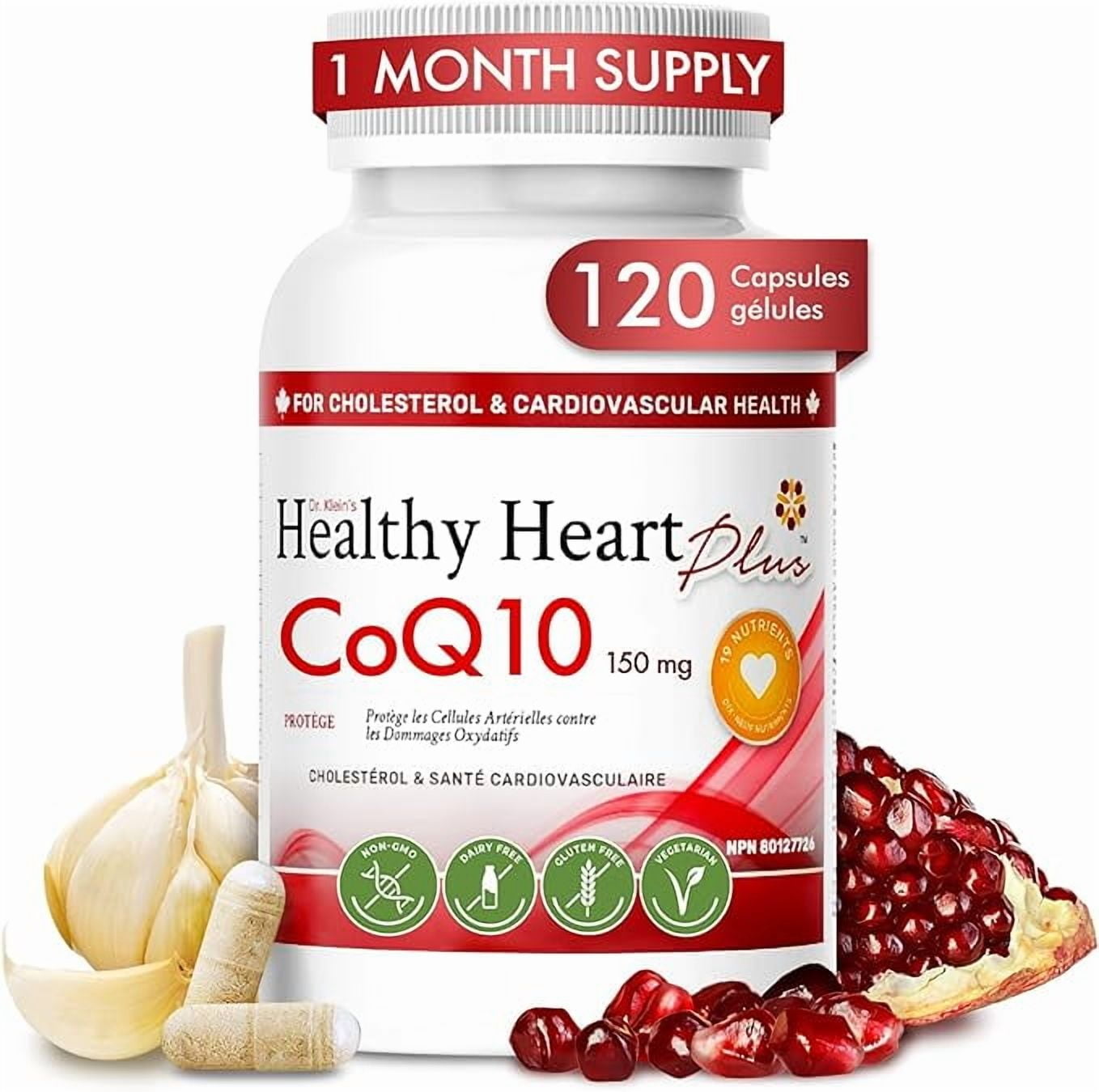 CoQ10 Cardiovascular Supplement – Coenzyme Q10, Nattokinase ...