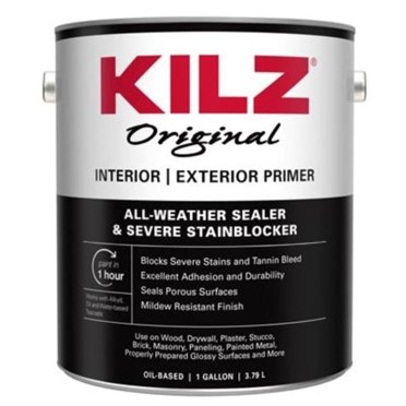 KILZ Original Oil-Based Primer, Interior and Exterior, 1 Quart, Fast ...