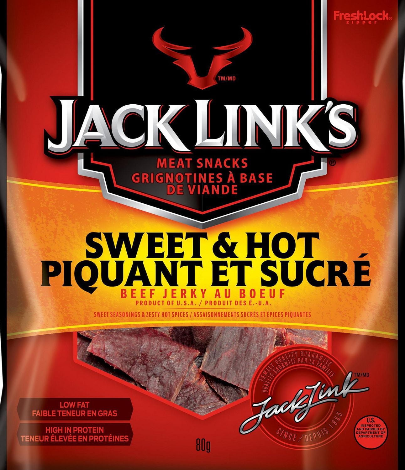 Jack Link's Sweet & Hot Jerky 80G - Walmart.ca