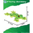 Real Planet 15" Webbed Tree Frog Realistic Stuffed Animal, Tropical ...
