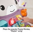 Fisher-Price Learn with Me Purple Monkey Walker Baby Learning Toy with ...
