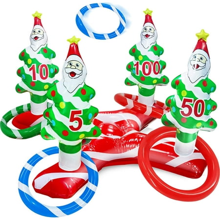 Christmas Ring Toss Christmas Party Games Toys Inflatable Ring Toss ...