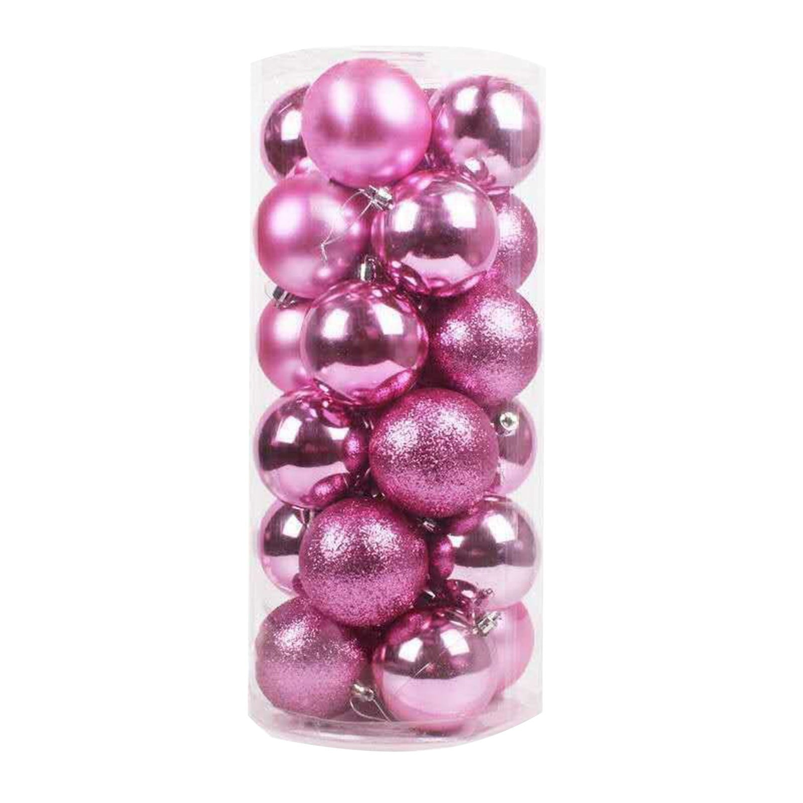Click here for Qkdmdw Pink Christmas Ornaments 24 Pack Pink Shatt... prices