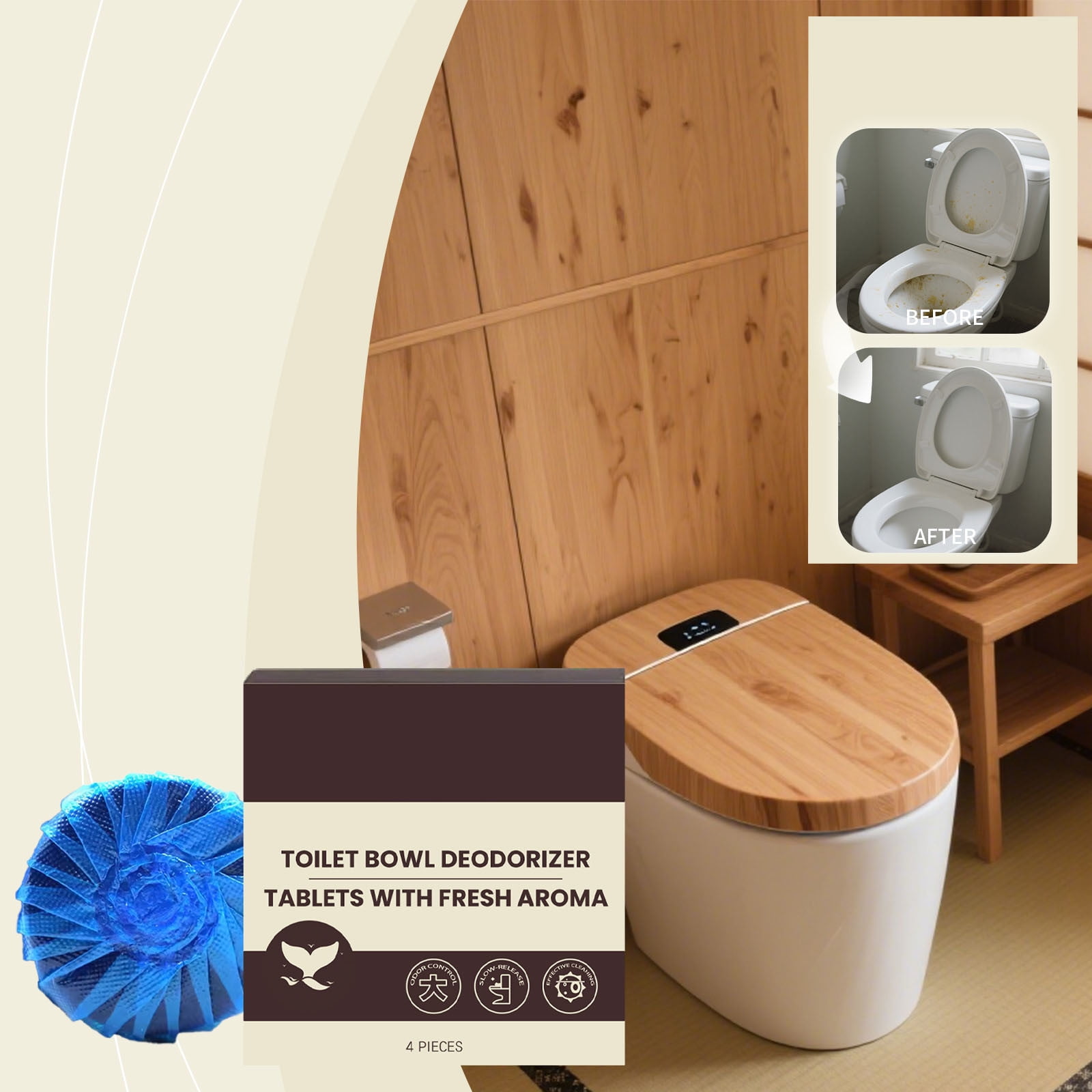 Toilet Cleaning Block Removes Scale And Urine Stains Toilet Cleaner ...