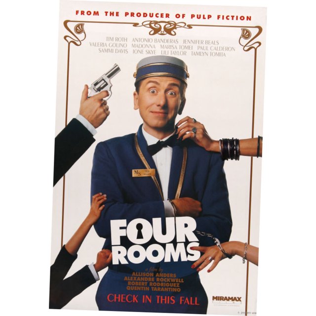 Four Rooms Poster Metal Sign 8Inx 12In Art Print On Metal 8x12 Square ...