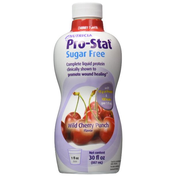 Pro-Stat Protein Supplement Sugar Free Wild Cherry Punch 30 oz 2 Pack ...