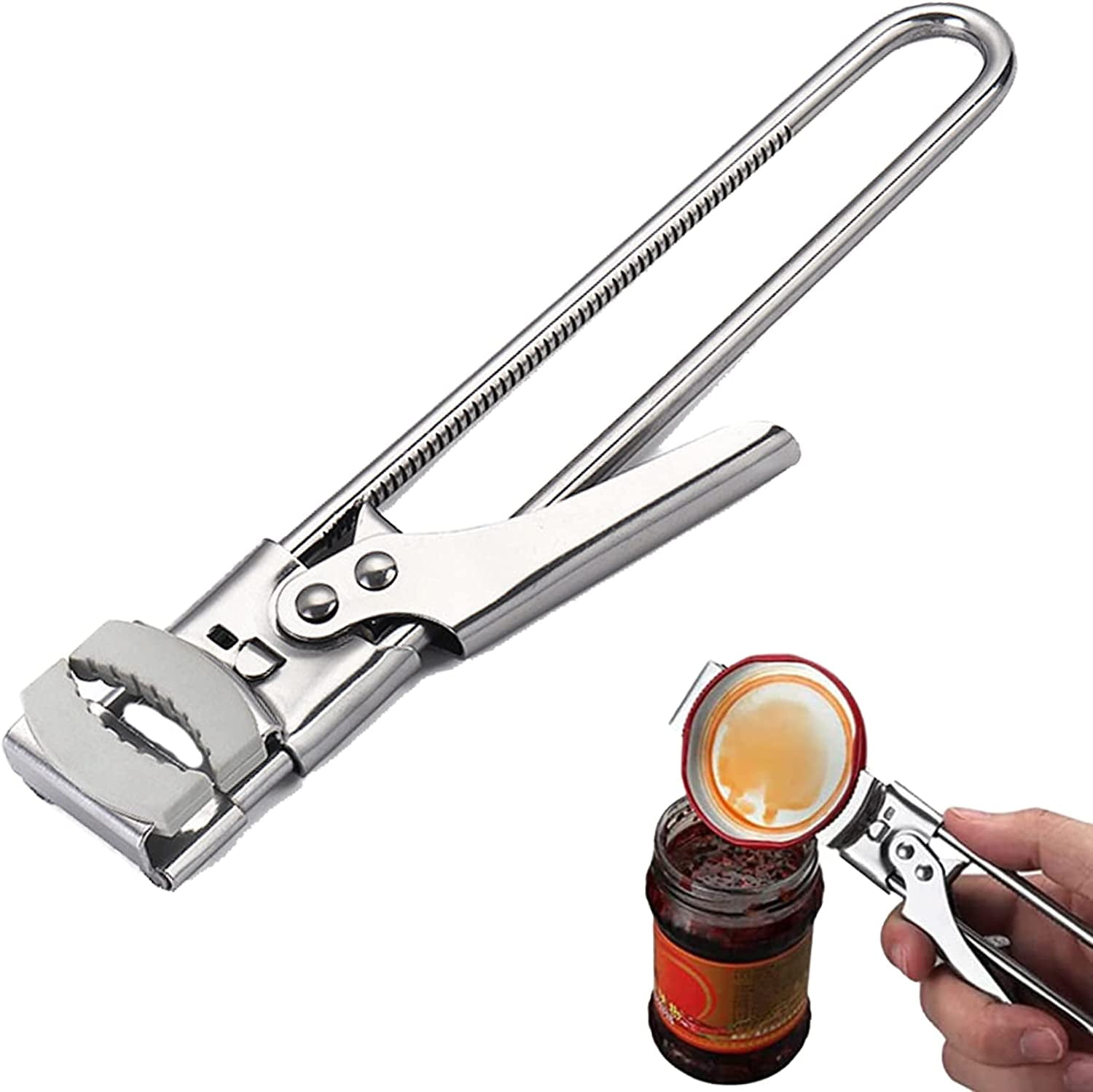 Jar Opener,Adjustable Can Opener, Stainless Steel Jar & Bottle Opener ...