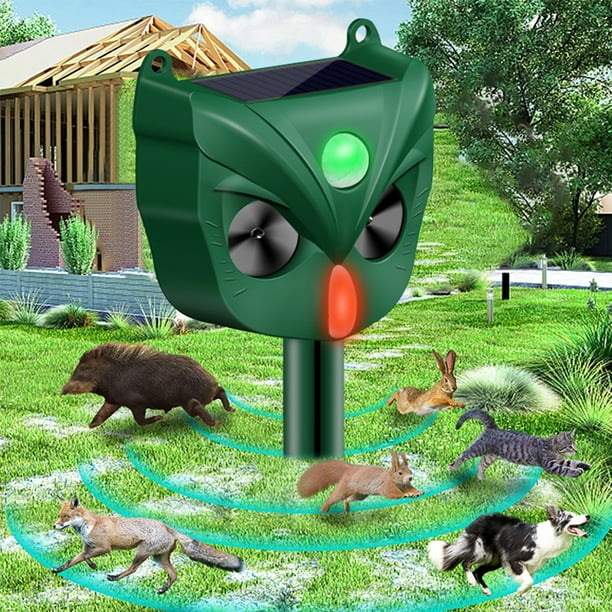 Peggybuy Animal Deterrent Solar/USB Charging Bird Repellents for ...