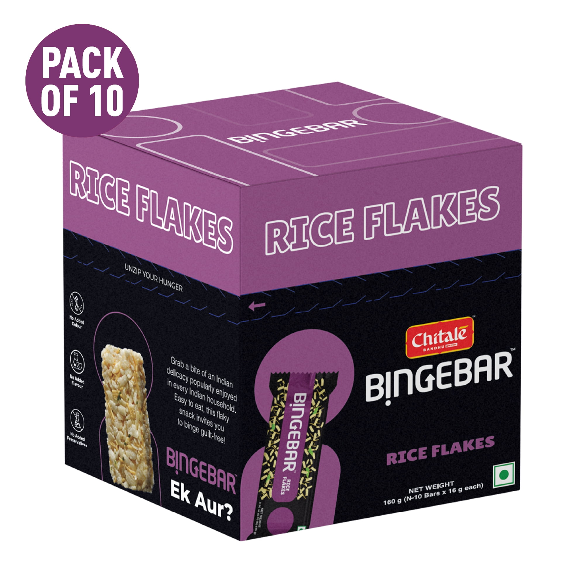 Click here for Chitale Bandhu Rice Flakes Binge Bar  160g 160g prices
