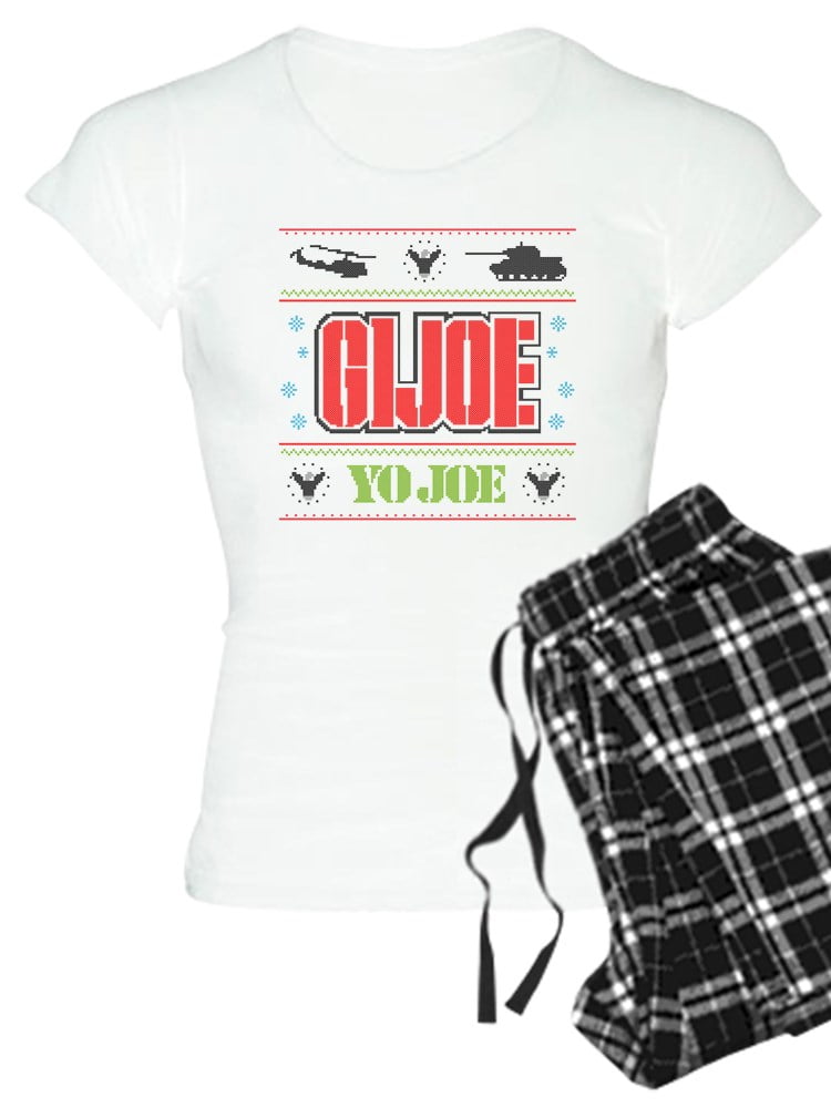 CafePress - Gi Joe Ugly Christmas - Women's Light Pajamas - Walmart.com