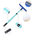 2 In 1 Telescopic Extendable Window Cleaning Squeegee Cleaner Wiper ...