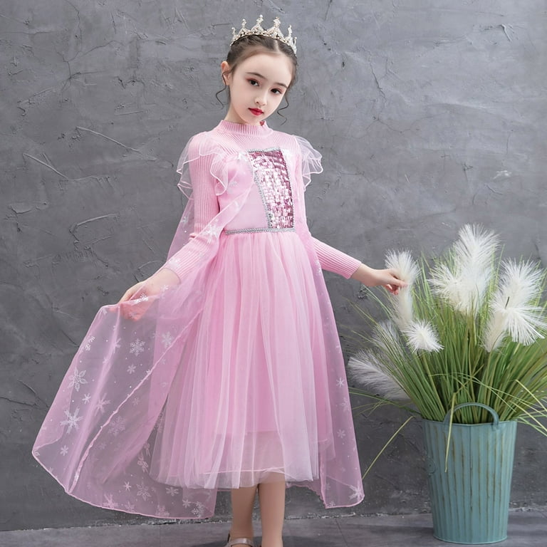 Pink Snow Princess Costume
