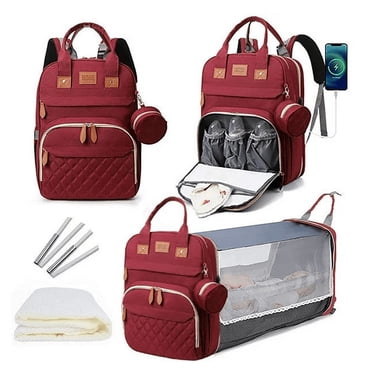 Baby Essentials Super Cooler Main Frame Dual Zipper Closure Diaper Bag ...