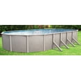 Lake Effect Pools Impressions 12' x 18' Oval 48" Resin Protected Steel ...