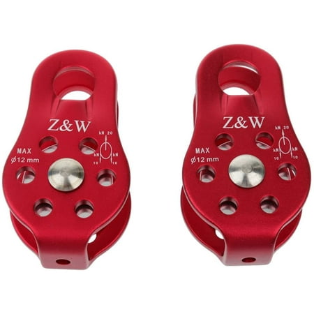 2pcs Tree Rigging Zipline Rock Climbing Arborist Tree Climb Rope Pulley ...