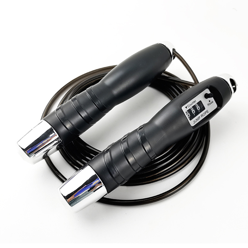 Cuerda para Saltar, Cuerdas de Salto Ajustables y Contable de 450 cm y ...