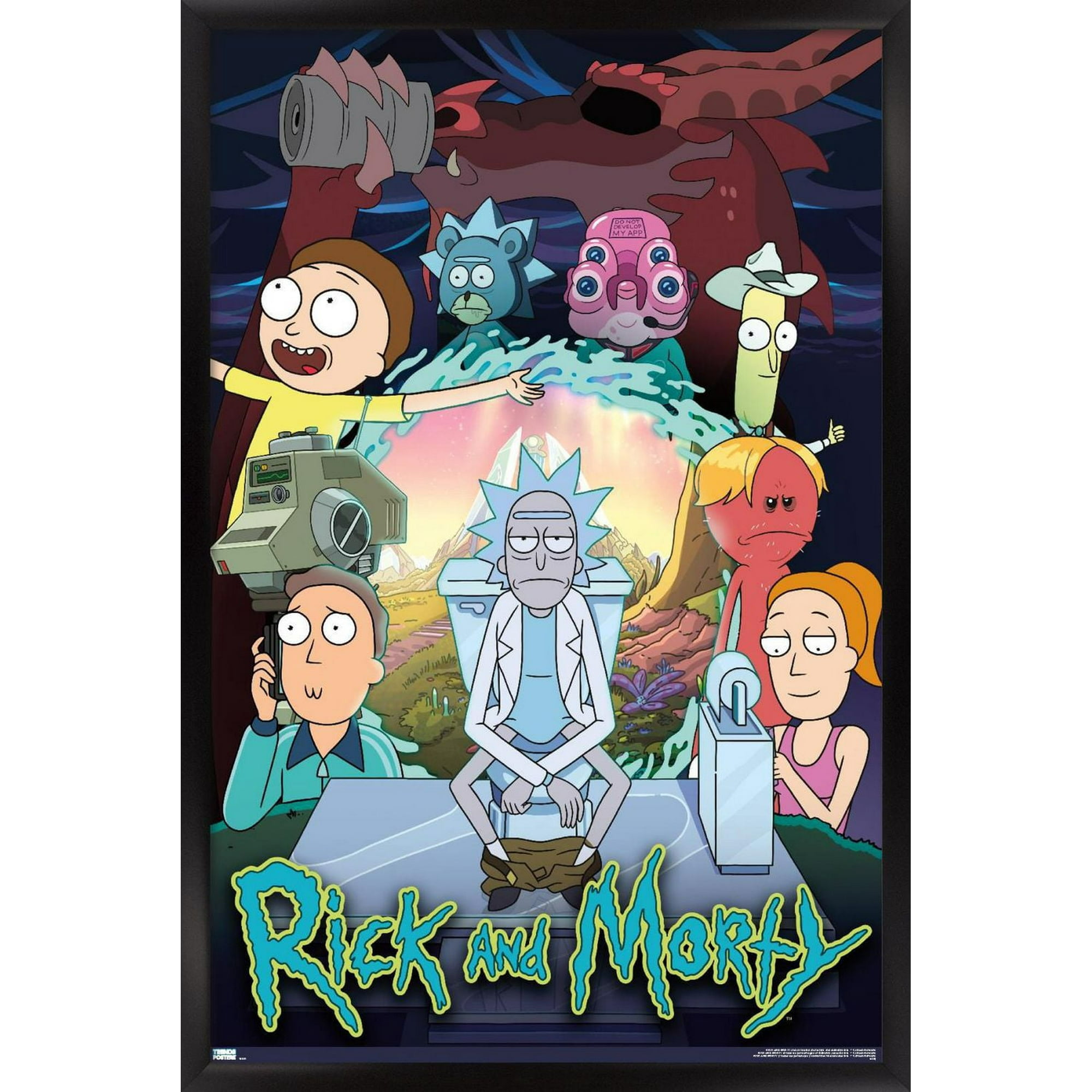 Click here for Trends International Rick And Morty - Season 4 Gro... prices