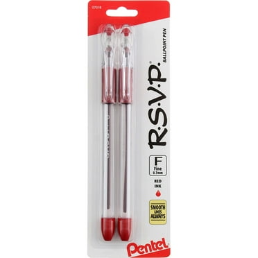 Pentel R.S.V.P. Ballpoint Pen, Fine Point, Green, Pack of 24 - Walmart.com