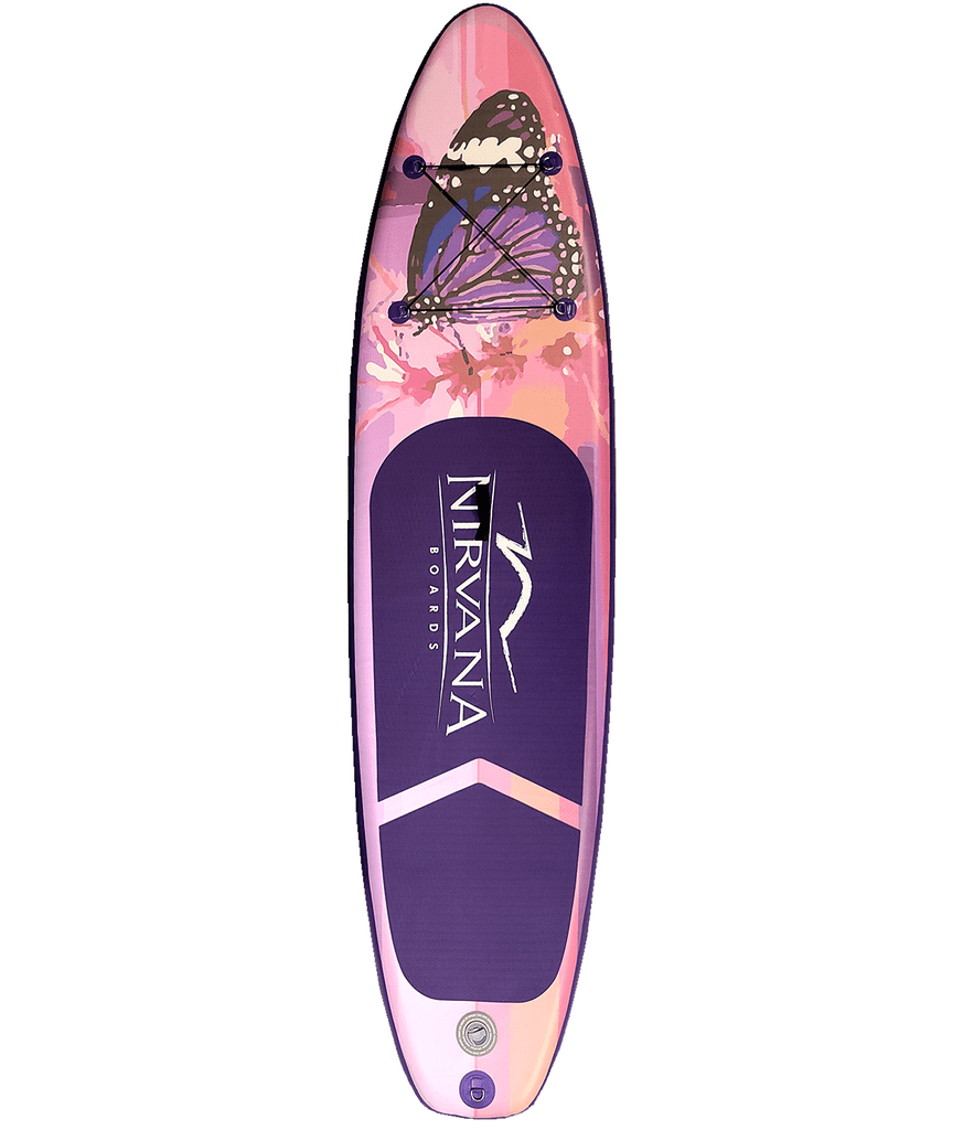 Nirvana SUP Board Inflatable Paddle Board Butterfly 10' Purple for ...