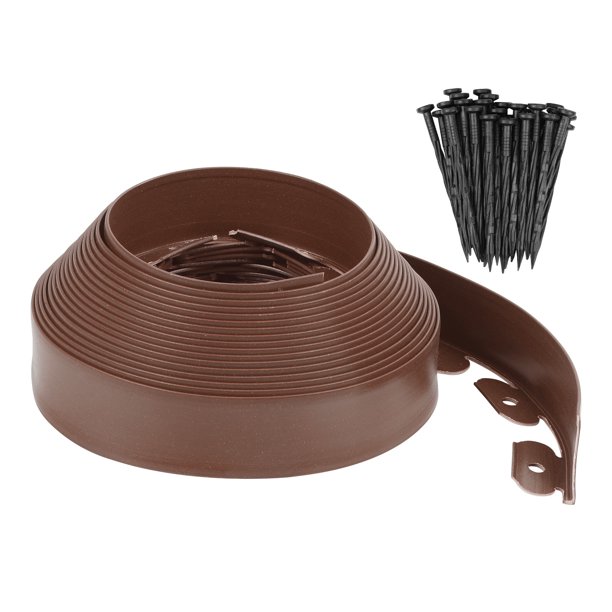 Uxcell Garden Edging - 40 Feet Plastic Landscape Edging Border with 36 ...