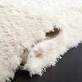 SAFAVIEH Flokati Shag Collection FLK950B Area Ivory Rug - Walmart.com