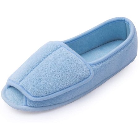 Diabetic Slippers for Women Memory Foam Arthritis Edema Adjustable Open ...