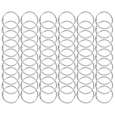 ACCO Metal Book Rings, 3/4" Diameter, 100 Rings/Box - Walmart.com