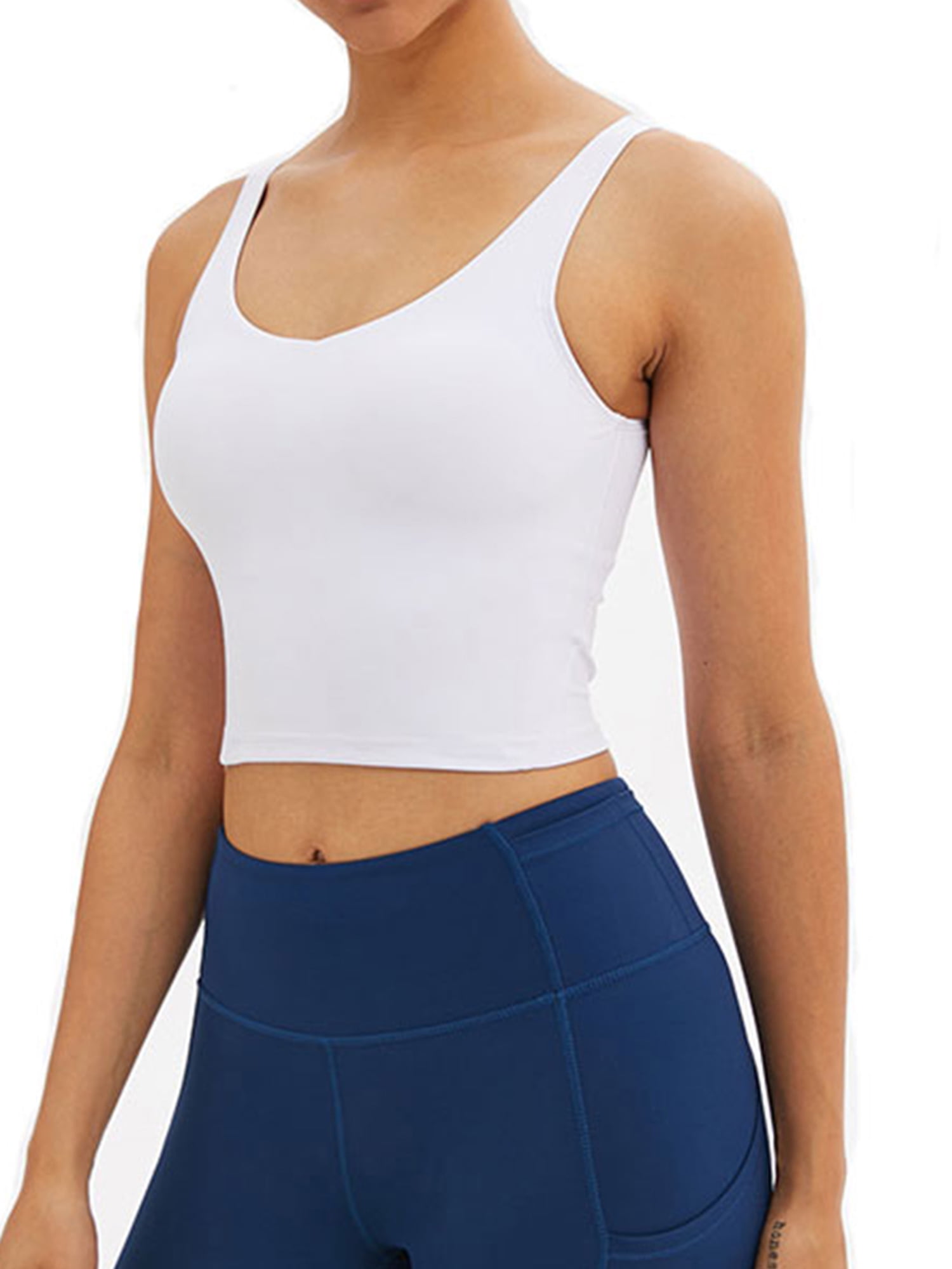 LELINTA Seamless Short Camisoles Padded For Women Cami Tank Tops For ...